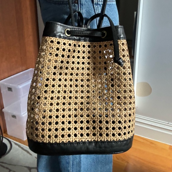 Bembien | Bags | Bembien Benna Rattan Bucket Bag | Poshmark